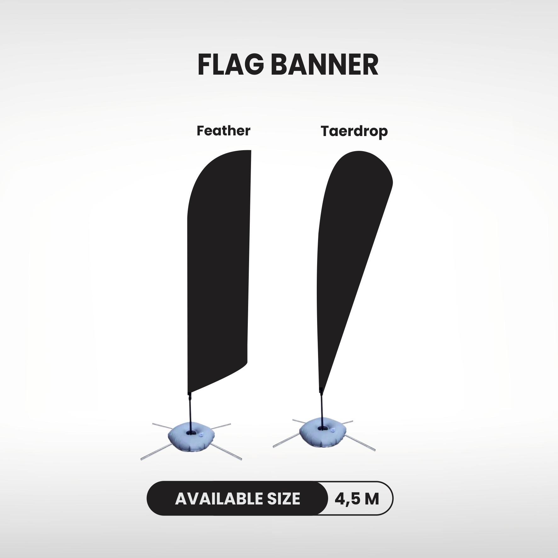 Flag Banner - Sumber Display Dunia