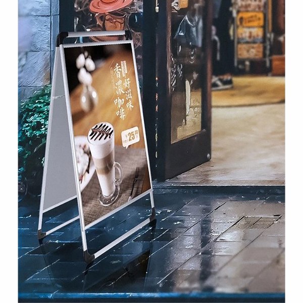 Poster Stand Aluminium